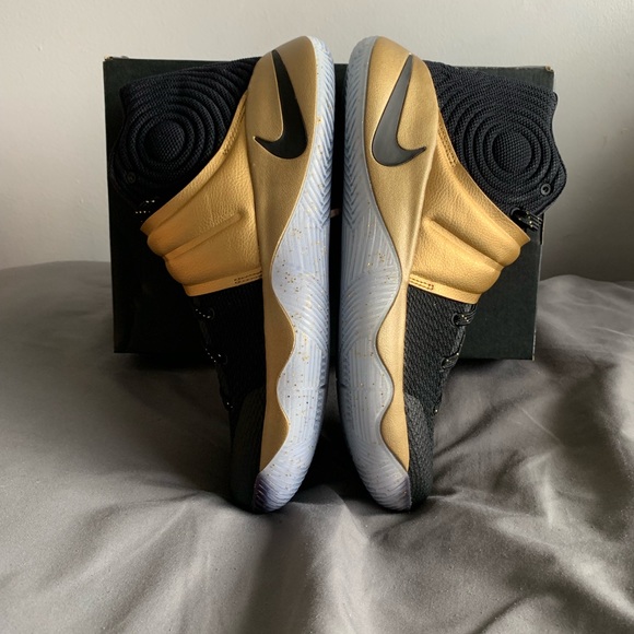 Nike | Shoes | Nike Id Kyrie 2 Championship Pack Blackgold Sz | Poshmark